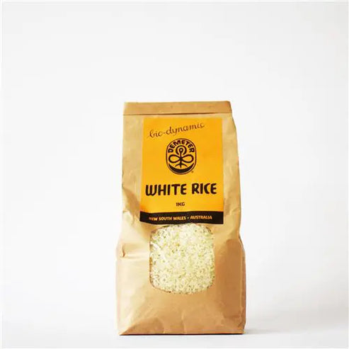 biodynamic medium grain white rice – Mount Zero Olives