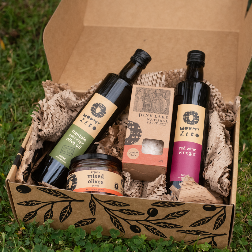 Essentials Hamper – Mount Zero Olives