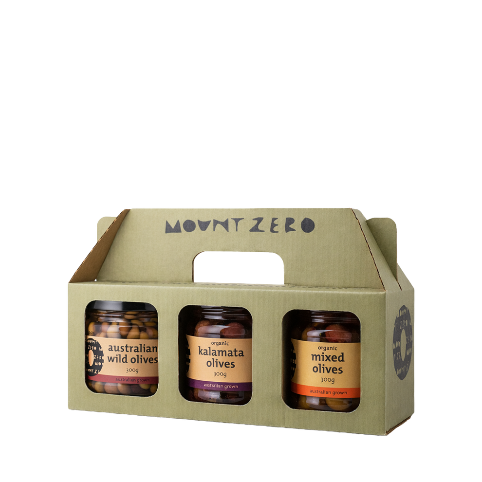 Olive Jar Trio Gift Pack – Mount Zero Olives