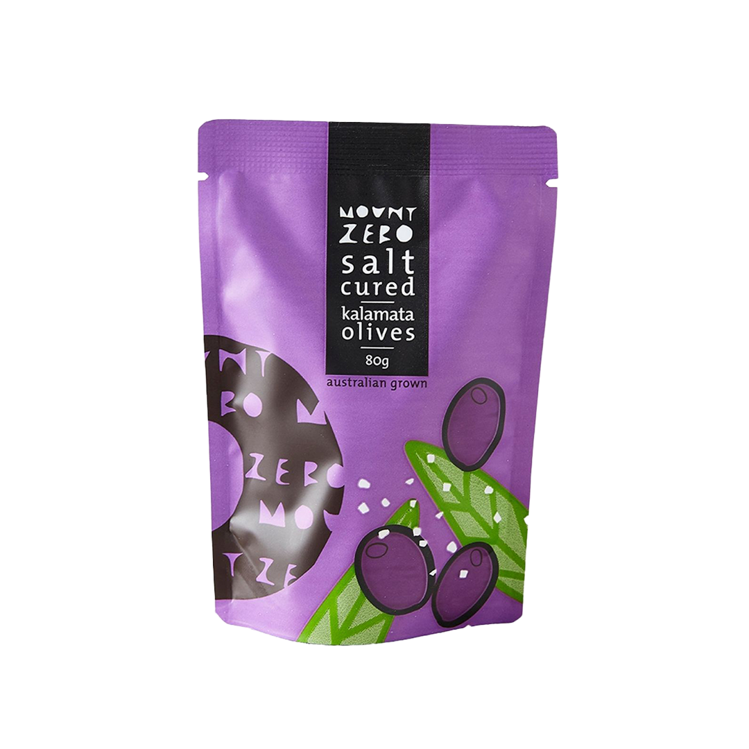 salt cured kalamata olives pouch – Mount Zero Olives