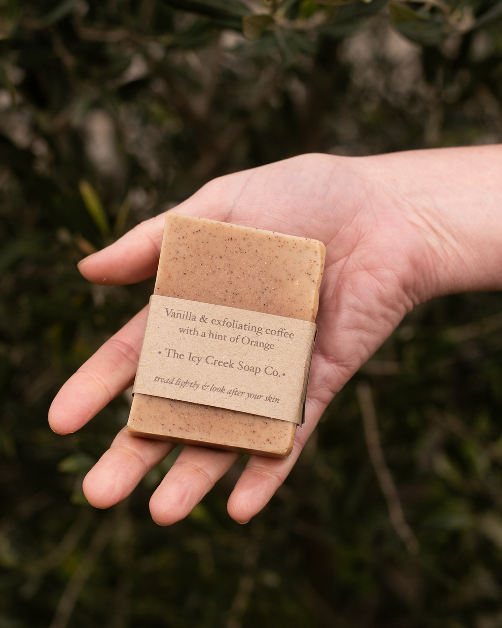 icy creek soap co. vanilla, coffee & orange soap bar – Mount Zero Olives